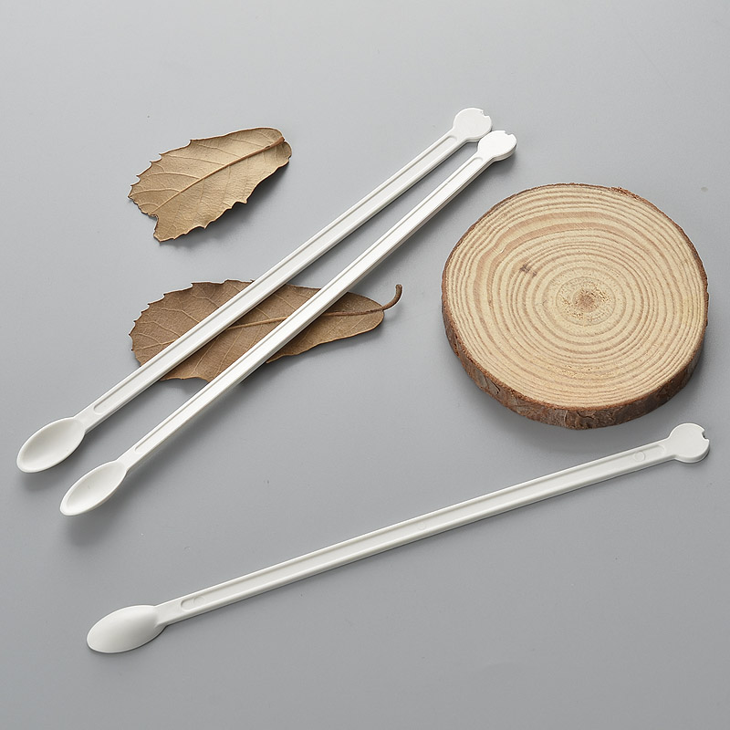 Eco firendly biodegradable PLA plastic coffee stick coffee stirrer ...