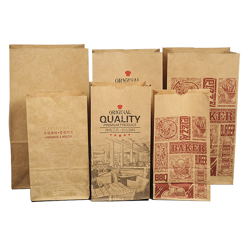 Kraft Fast Food Bag - Buy Fast food paper bag, Takeaway food bag ...